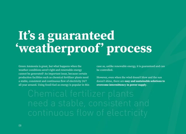 STAMICARBON brochure Green Ammonia.pdf | Agriculture | Industries