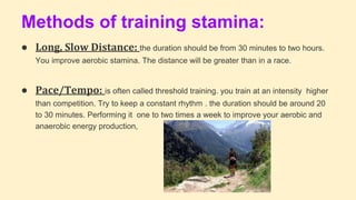 Stamina and endurance | PPTX