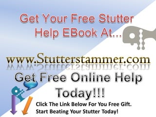 Stammer stutter | PPT