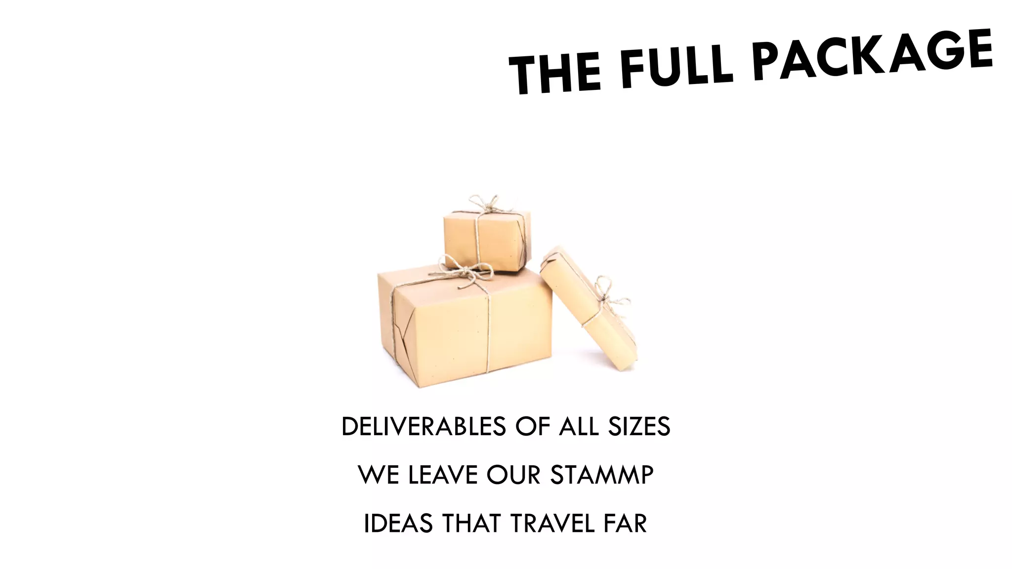 STAMMP - Credentials Deck | PPT