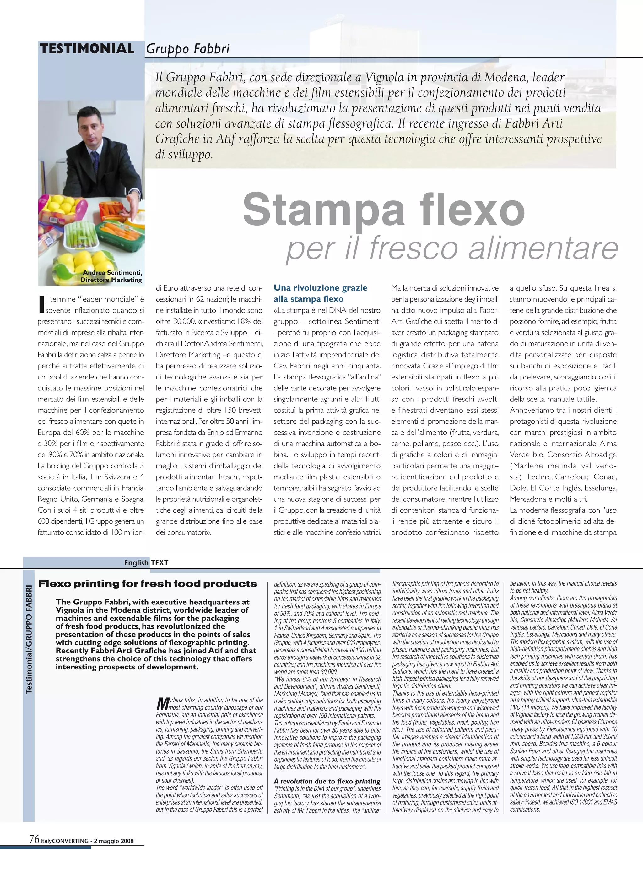 Stampa flexo per il packaging alimentare | PDF