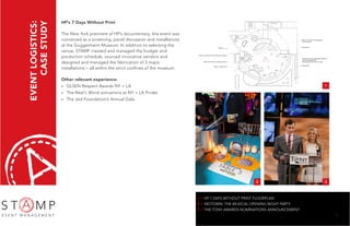 STAMP Event Management Capabilities Deck | PDF
