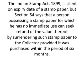 Validity of Stamp paper | PPTX