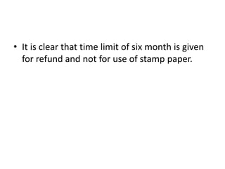 Validity of Stamp paper | PPTX