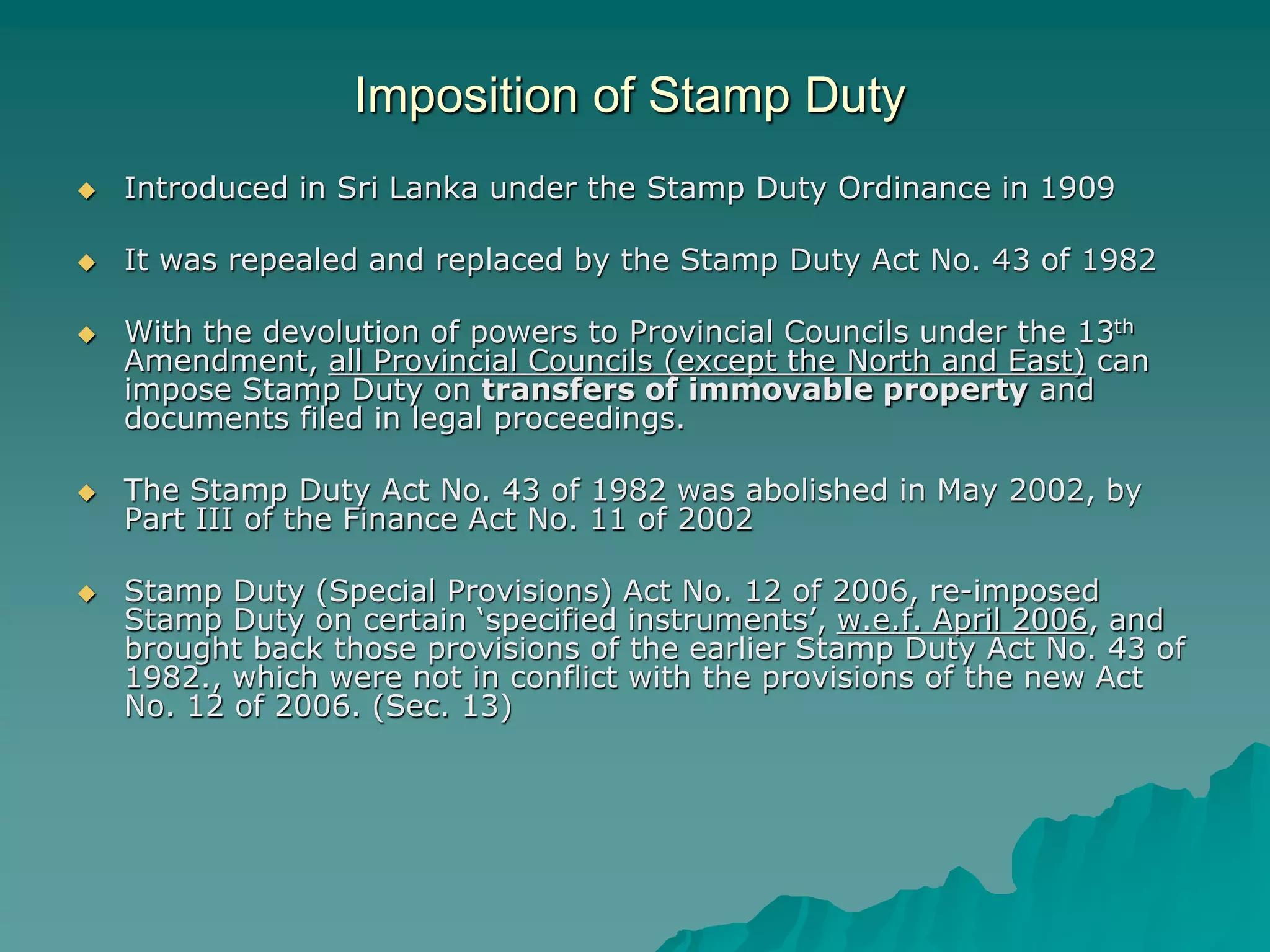 Payment of Stamp Duty | PPT