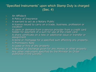 Payment of Stamp Duty | PPT