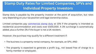 Stamp Duty Levies Worth Investing in Property Through a Limited Company ...