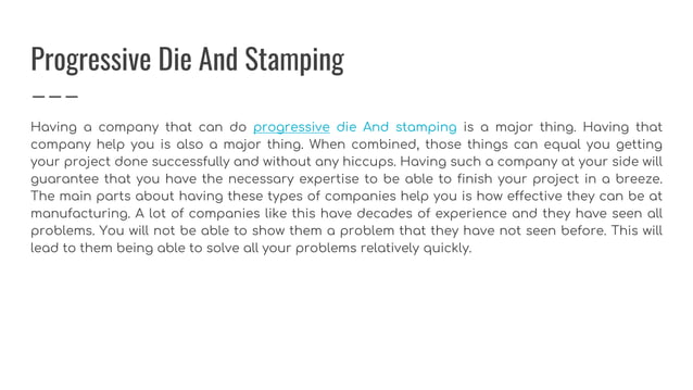 Stamping Using Four Slide Products | PPTX | Stamps and Coins | Collecting