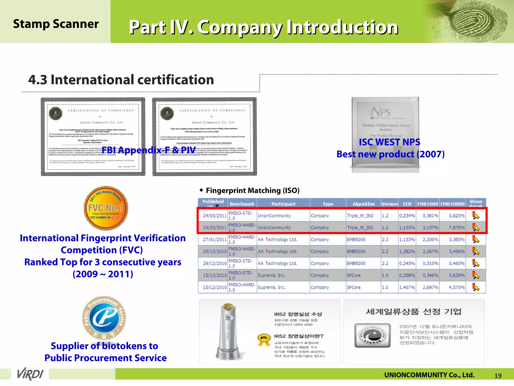 VIRDI STAMP SCANNER | PPT