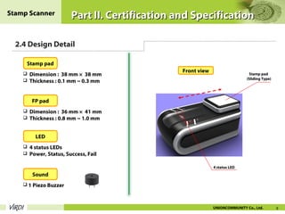 VIRDI STAMP SCANNER | PPT
