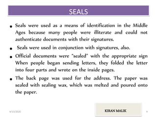 Forensic examination of stamp, seal and other mechanical impressions | PPTX