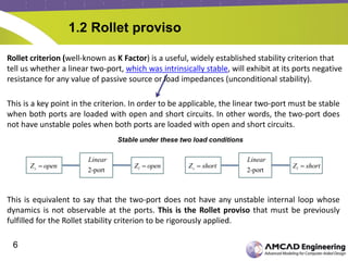 K factor >1 does not ensure unconditional stability ! | PDF