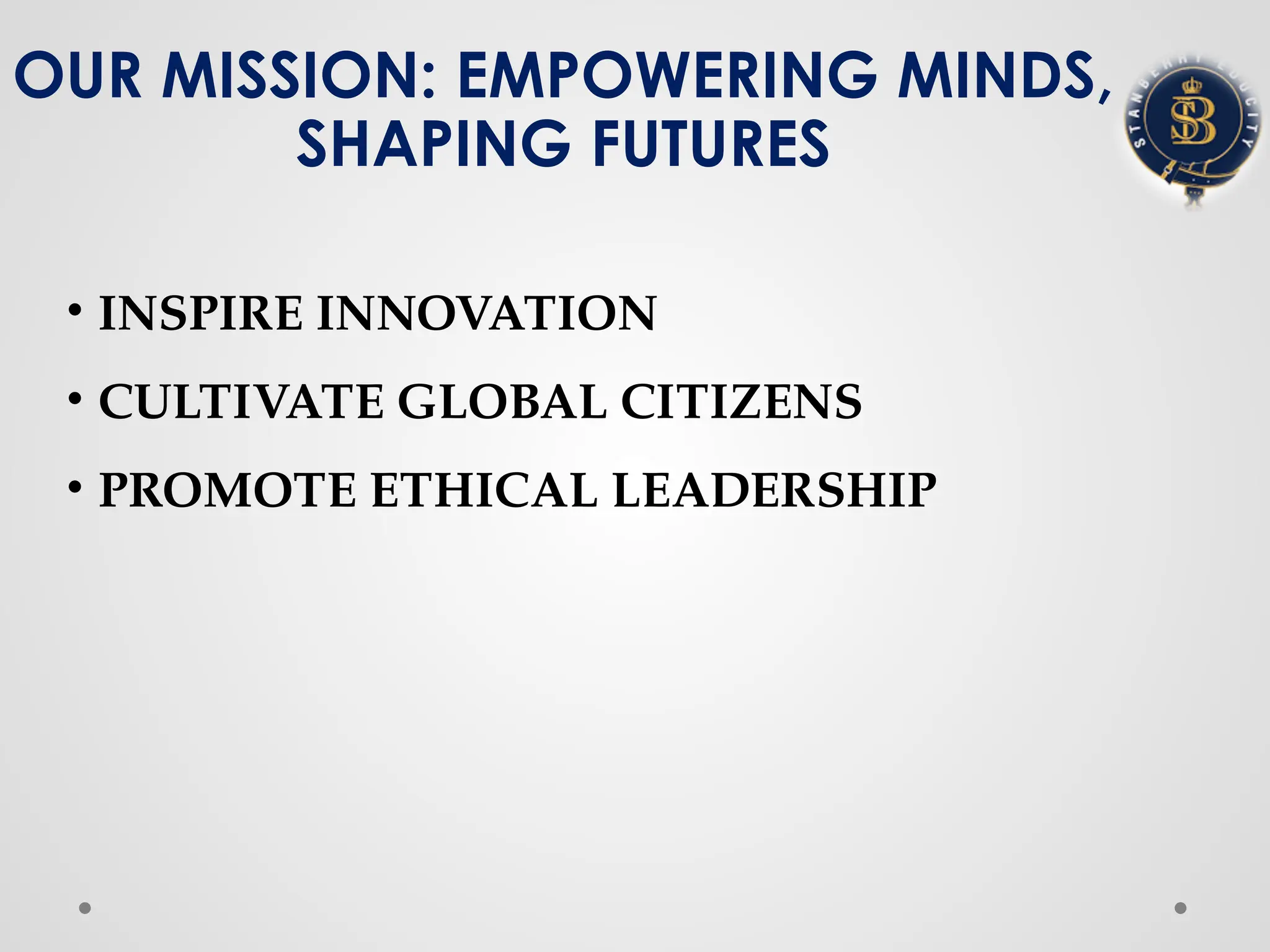 "Stanberry EduCity: Fostering Excellence and Innovation" | PPT
