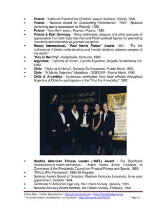 Stan Cottrell Ultra Distance Runner | PDF | Business Administration ...