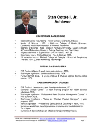 Stan Cottrell Ultra Distance Runner | PDF | Business Administration ...