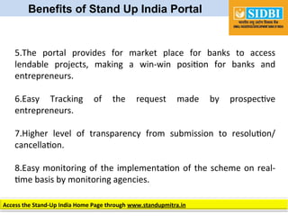 Stand-up-India Scheme material for beginners | PPT