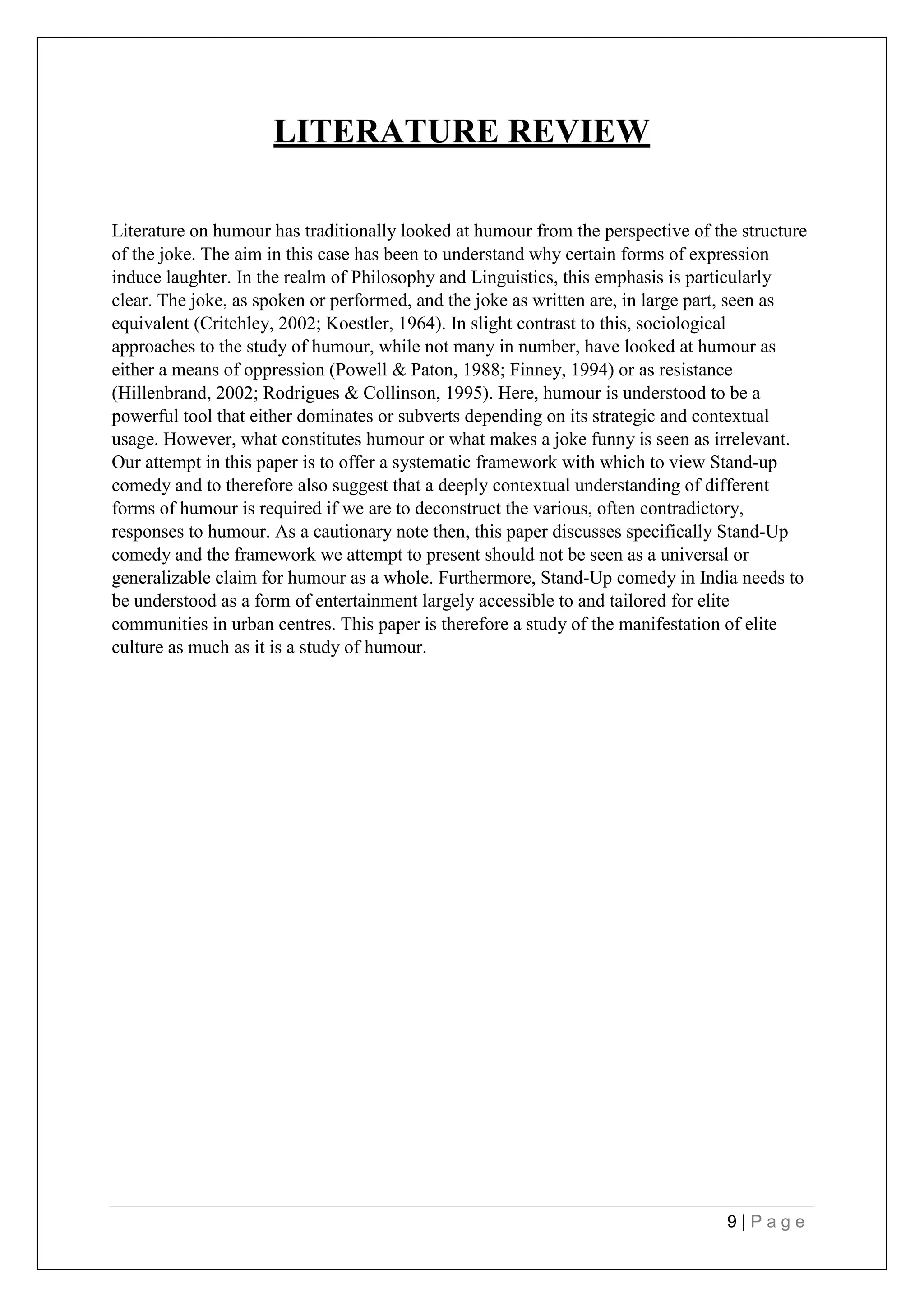 Stand up comedy | PDF