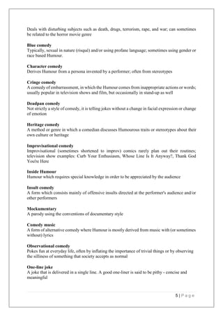 Stand up comedy | PDF