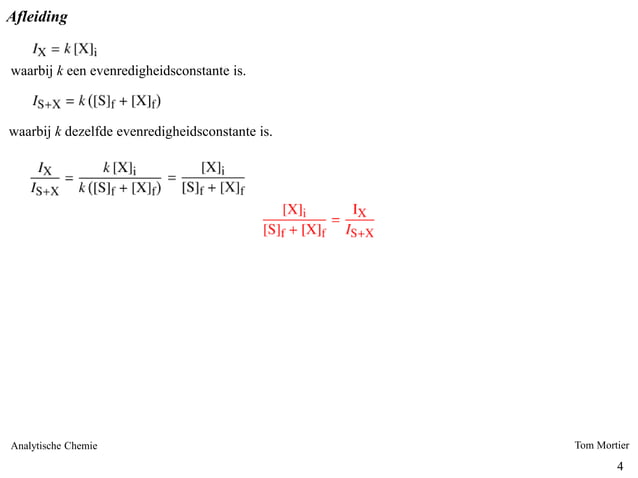 De standaard additie methode | PPTX | Chemistry | Science