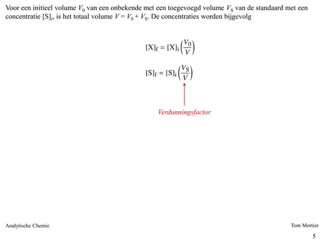 De standaard additie methode | PPTX | Chemistry | Science