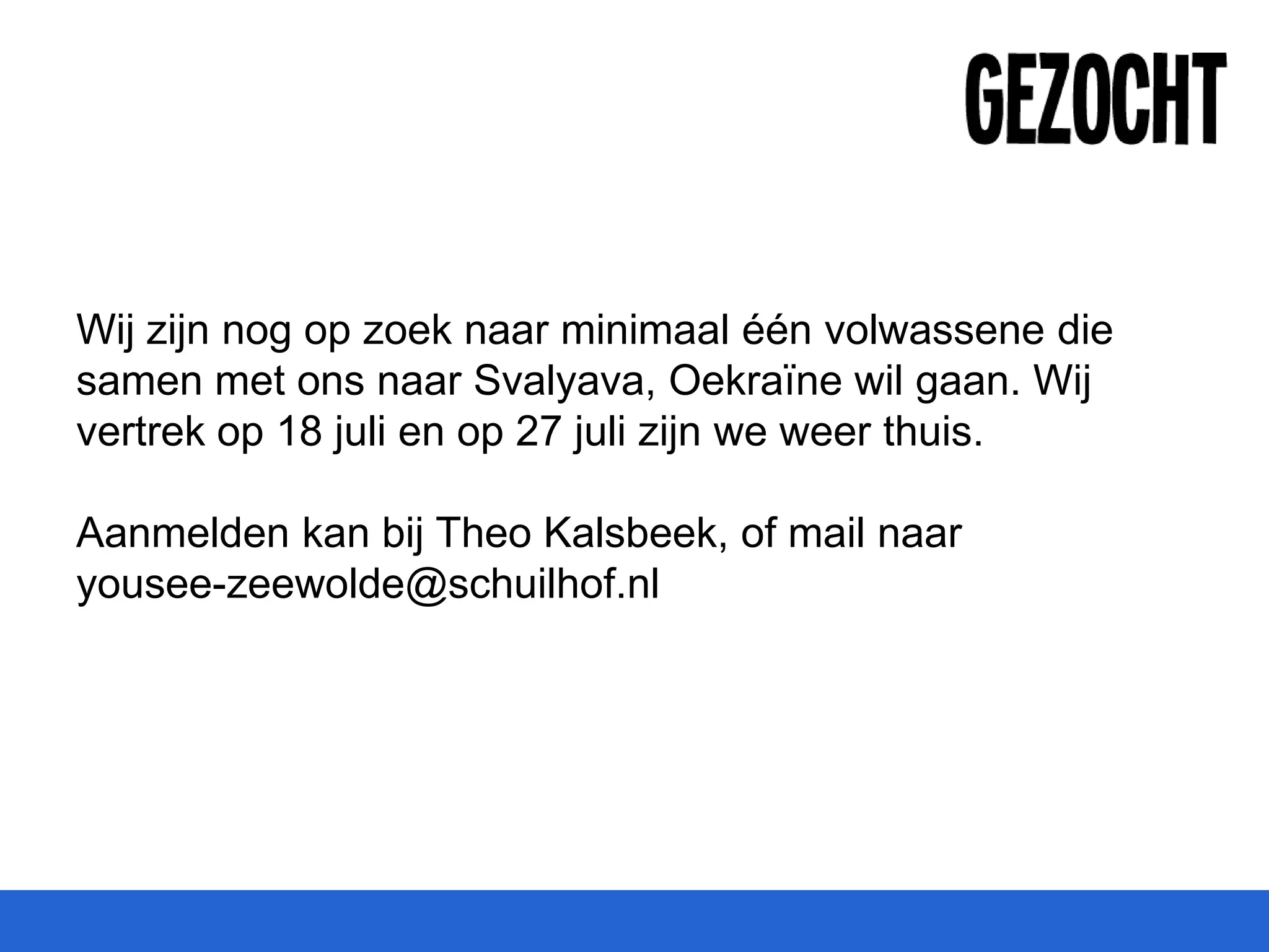 Maak kennis met YouSee-Zeewolde | PPT