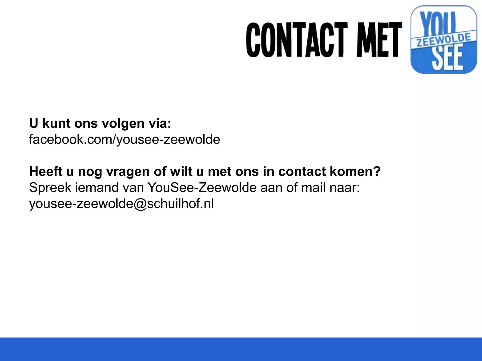 Maak kennis met YouSee-Zeewolde | PPT