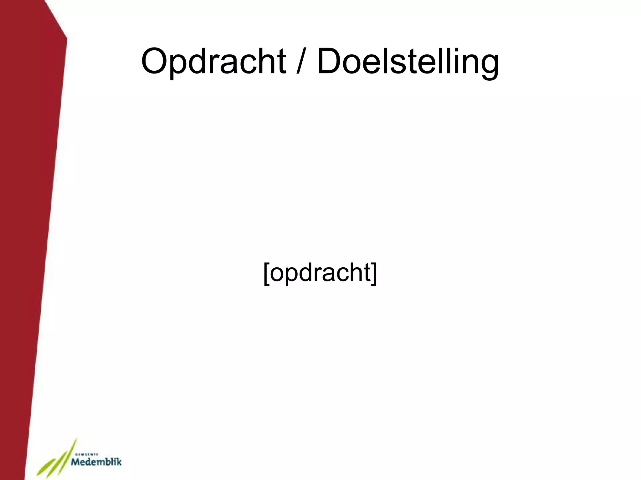 Standaard presentatie oplevering vsm en kaizen m | PPT