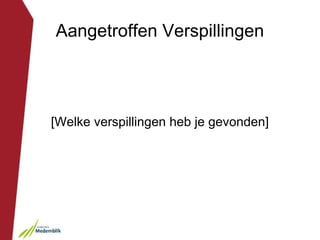 Standaard presentatie oplevering vsm en kaizen m | PPT