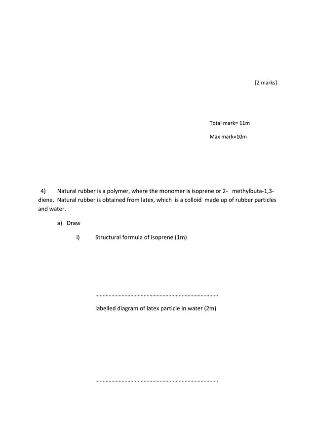 Basic chemistry test 2011 and answers | DOC | Chemistry | Science