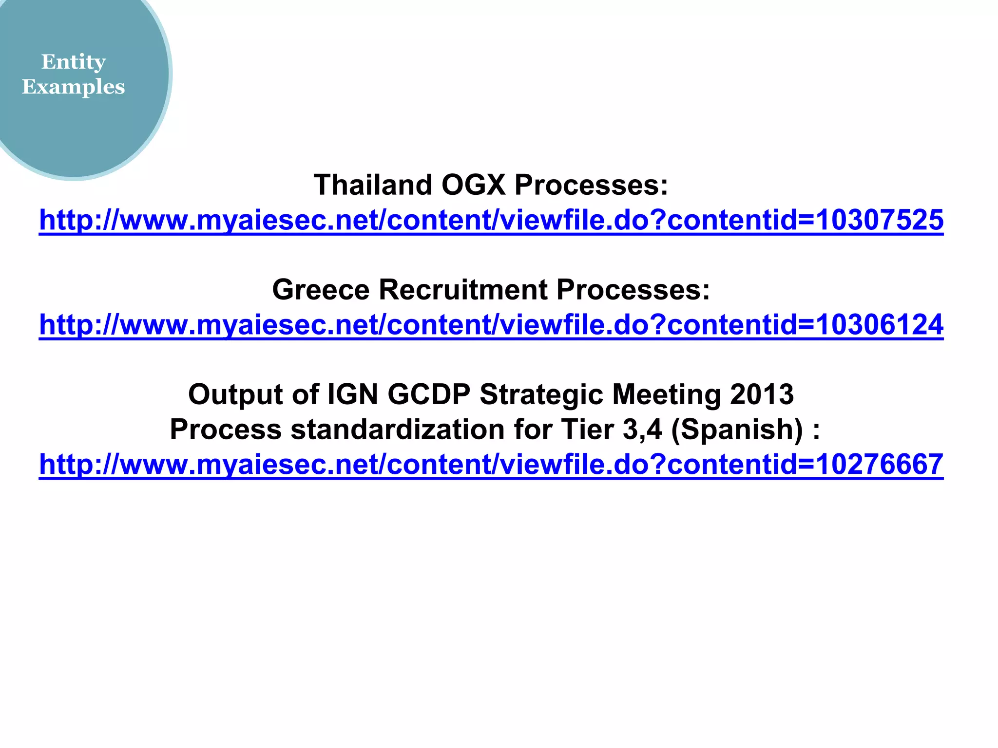 Standadize ogx process tier 3 | PPTX