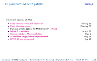 ROOT 2018: iminuit and MINUIT2 Standalone | PDF | Operating Systems | Computer Software and ...