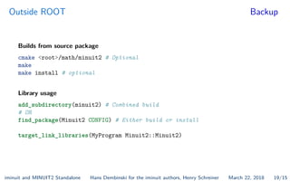 ROOT 2018: iminuit and MINUIT2 Standalone | PDF | Operating Systems | Computer Software and ...