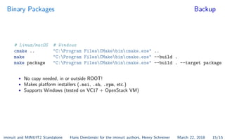 ROOT 2018: iminuit and MINUIT2 Standalone | PDF | Operating Systems | Computer Software and ...
