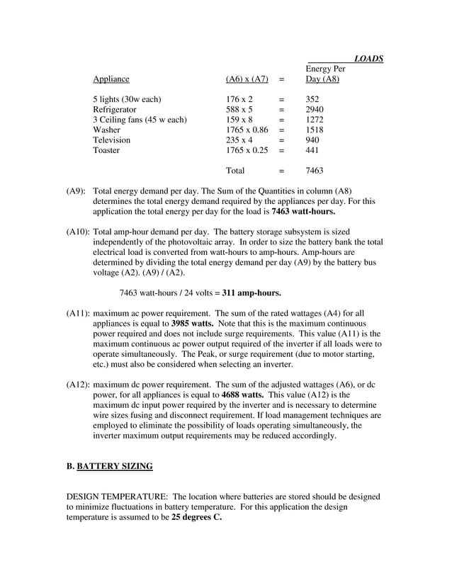 Standalone PV plant sizing guide | PDF