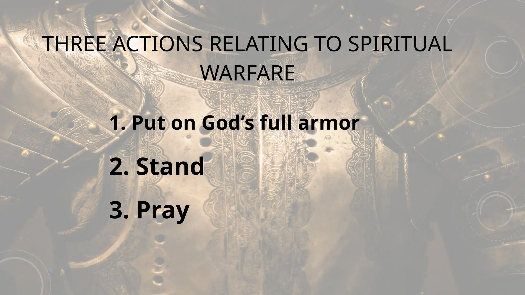 Stand and Pray - Spiritual Warfare Sermon | PPTX