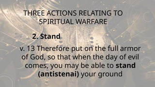 Stand and Pray - Spiritual Warfare Sermon | PPTX