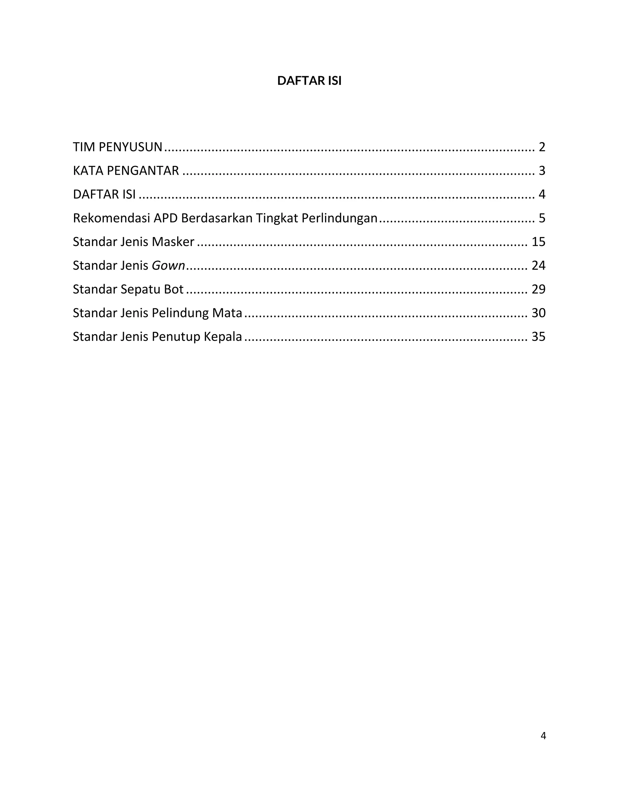 Standar Alat Pelindung Diri (APD) Untuk Penanganan Covid-19 Di ...