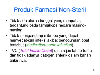 Standar mikrobiologi-untuk-produk-farmasi1-2 | PPT