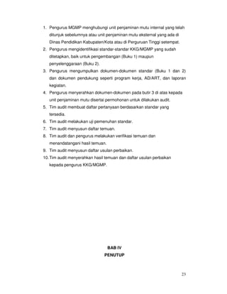 Standar pengembangan-kkg-mgmp | PDF