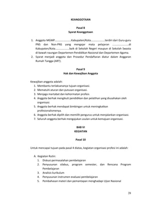 Standar pengembangan-kkg-mgmp | PDF