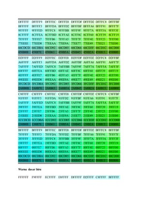 Standar 16 nama kode warna html,php,web desain | DOCX
