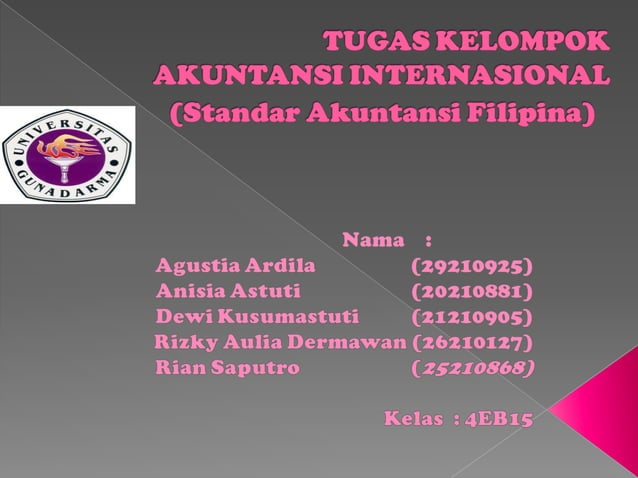 Standar akuntansi filipina | PDF