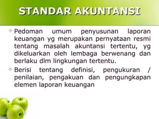 Standar akuntansi keuangan | PPT
