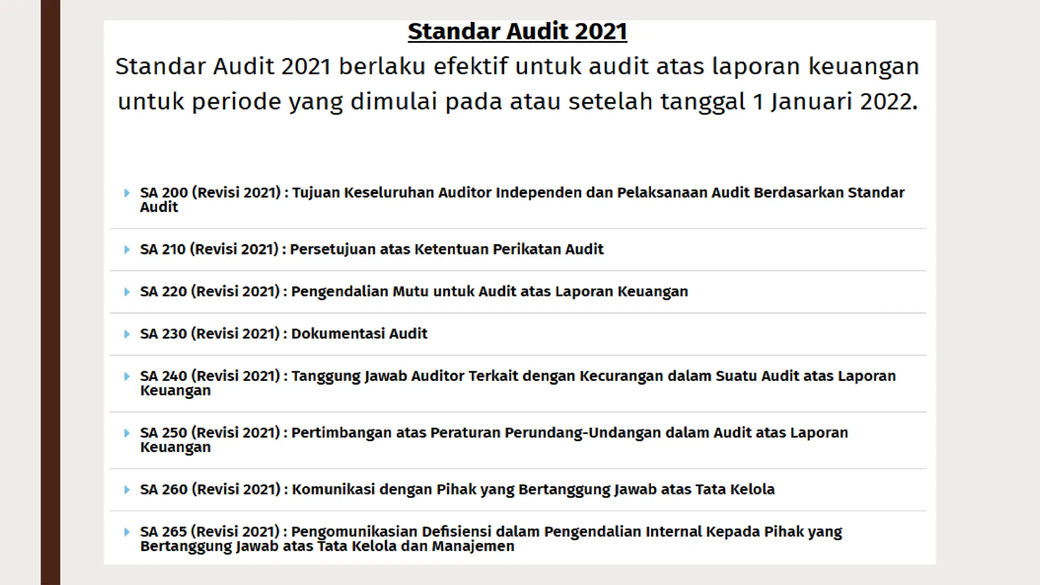 standar audit dan etika tanggungjawab profesional | PPT