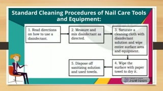 Standar cleaning procedures in nail care tools and equipmen.pptx