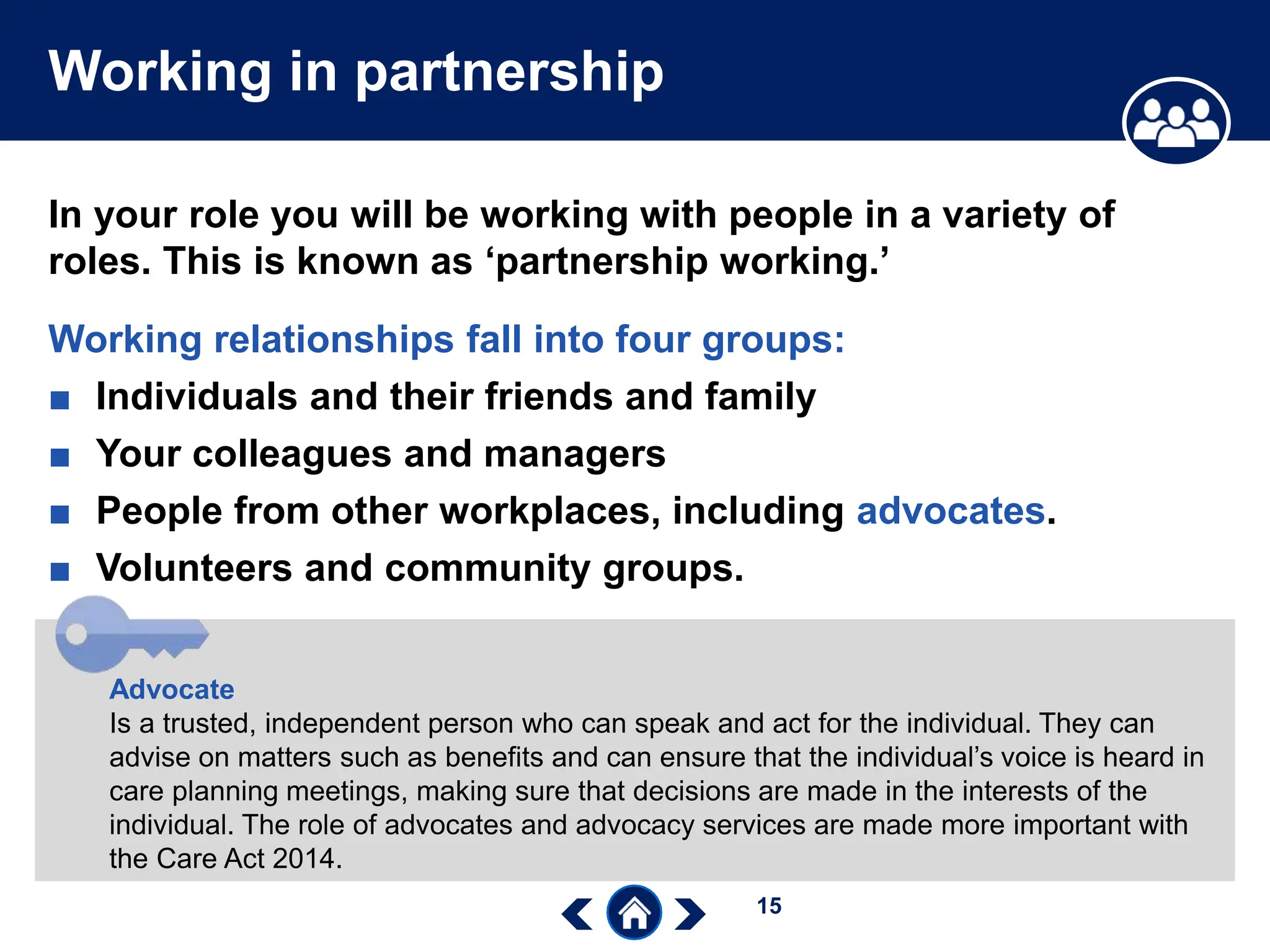 Healthcare and Skills for care Standard-1 presentation | PPTX