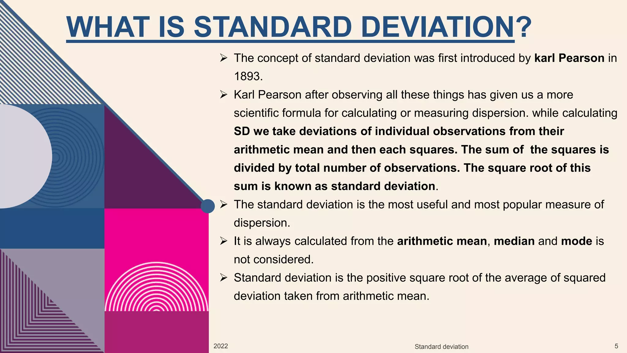 Standard deviation | PPTX