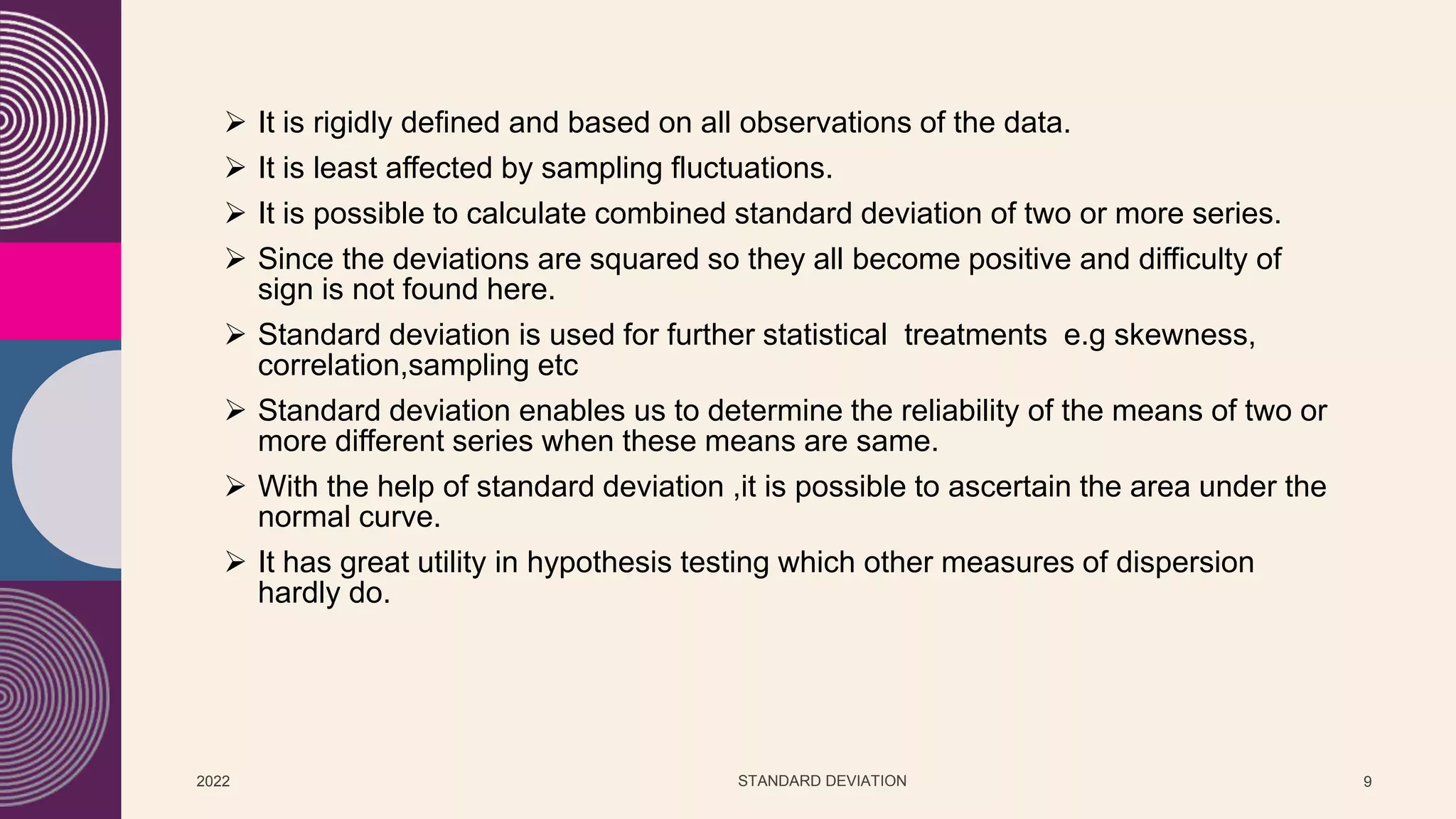 Standard deviation | PPTX