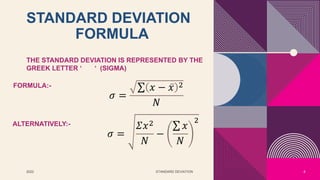 Standard deviation | PPTX