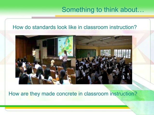 Standards- based assessment based on K-12 Curriculum | PPTX